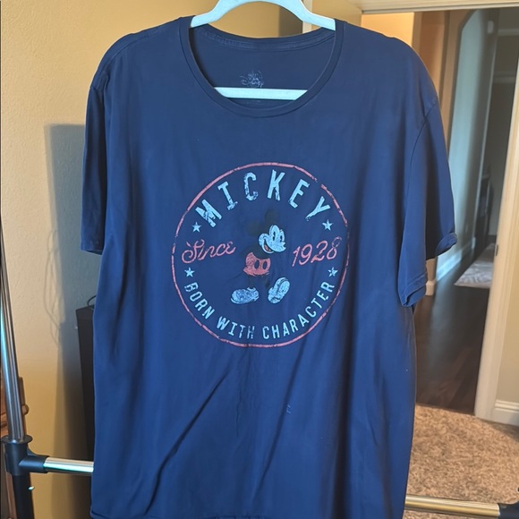 Disney | Shirts | Disney Navy Blue Tee | Poshmark